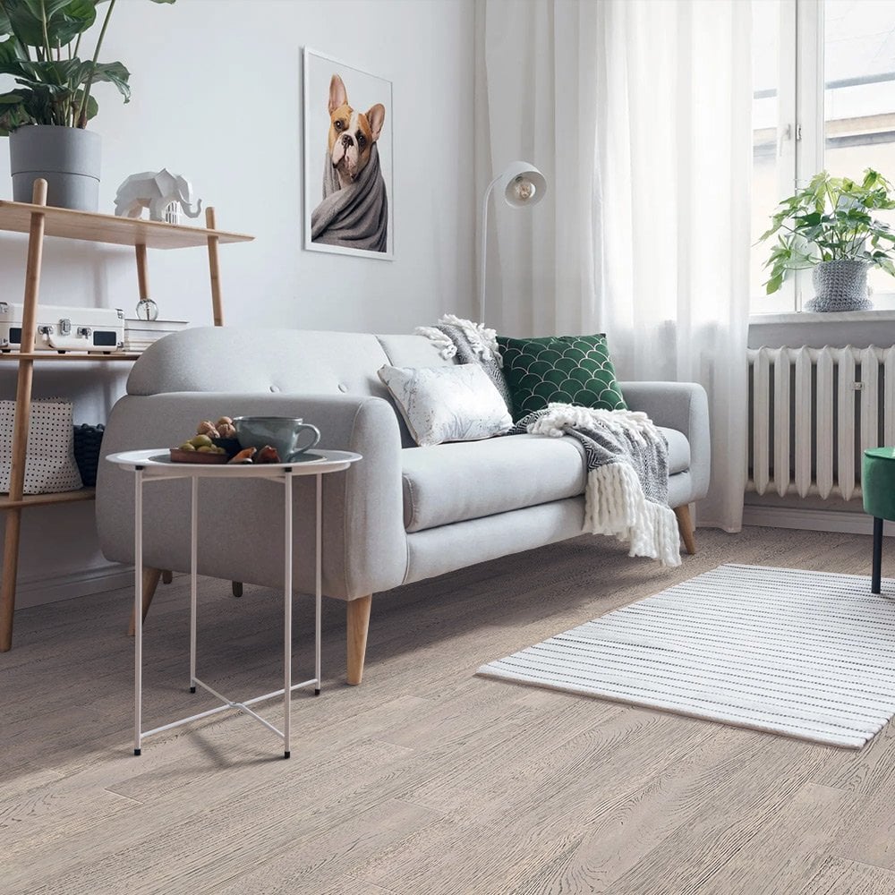 Living Room Real Wood Flooring | Authentic Wood Floors | Leader Online