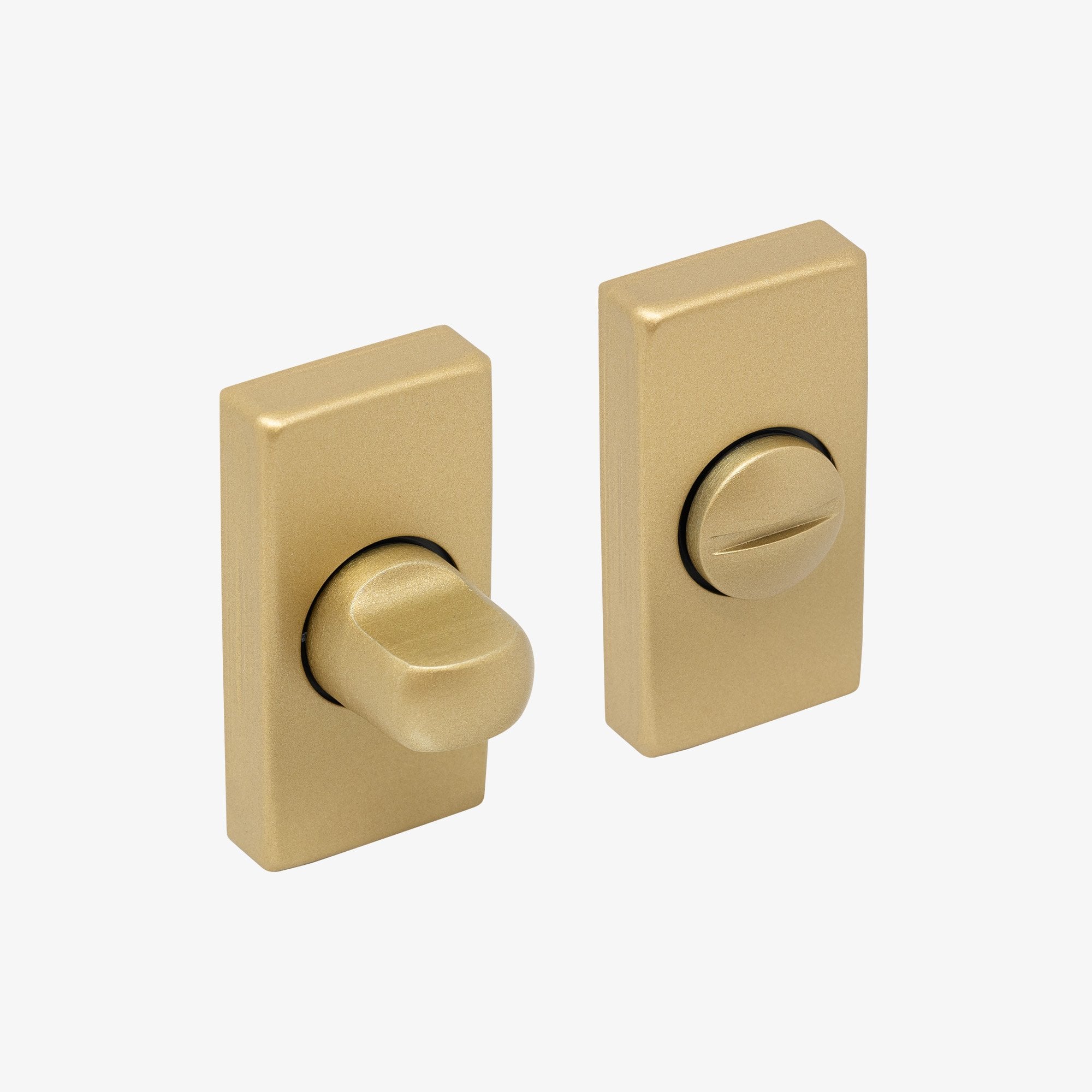 Studio Bathroom WC Turn and Release Lock - Satin Brass | Leader Online