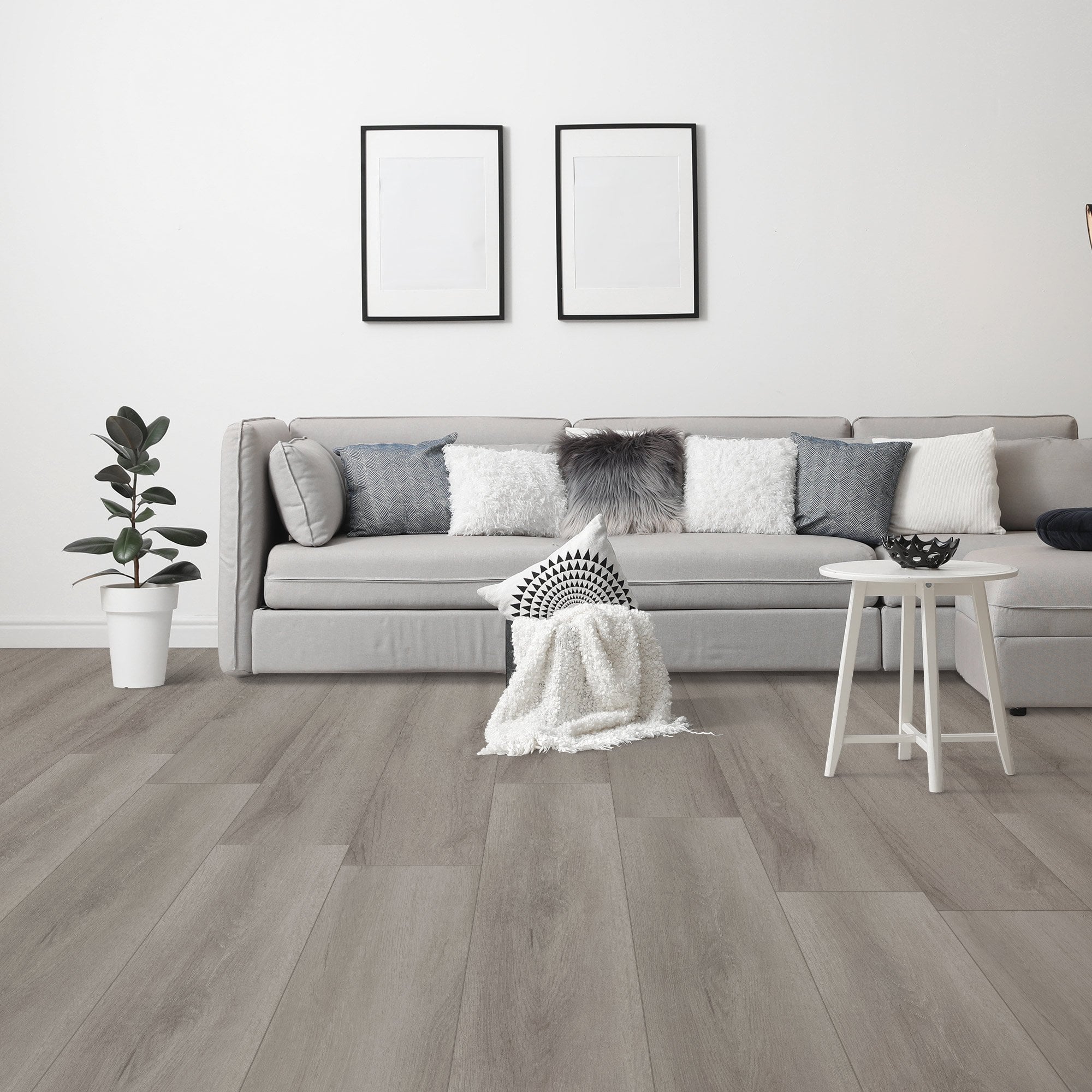 Pristine Ivory Oak - Comfort Luxe Ultra 12mm Laminate Flooring | Leader ...