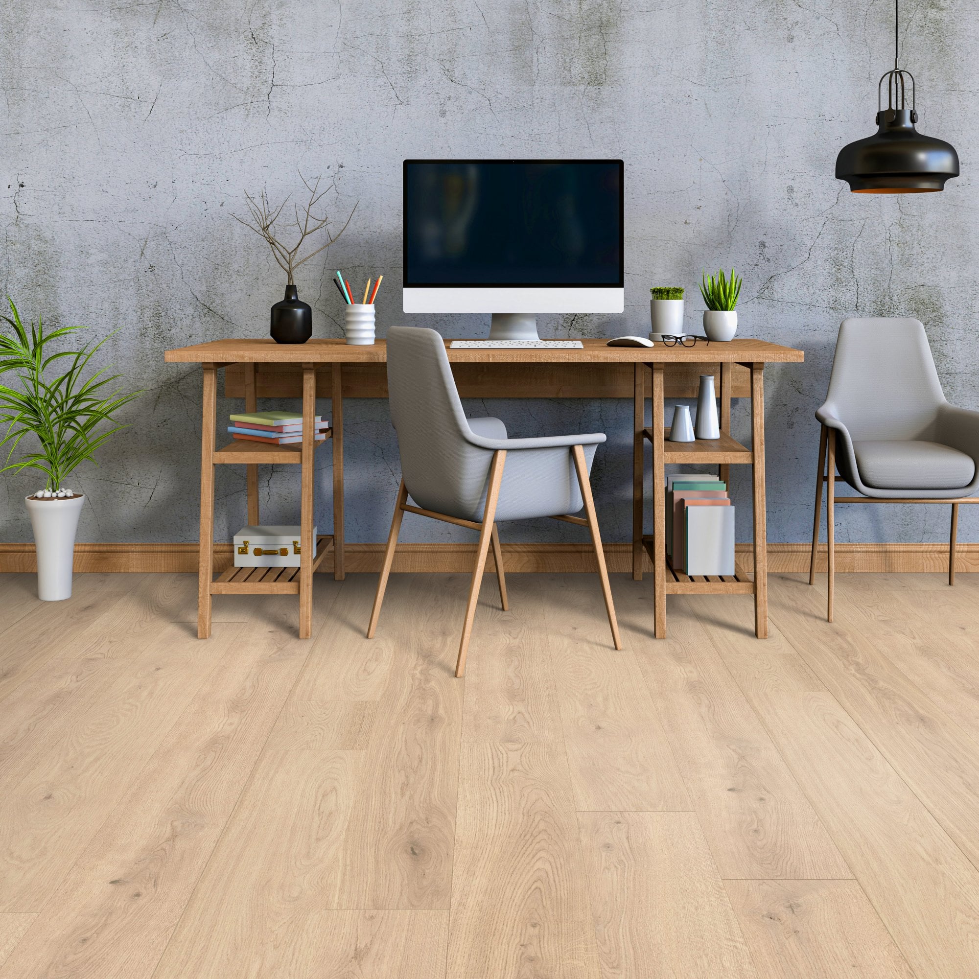 Mist Ethereal Oak - Atlantic 10mm Handscraped Moisture Resistant ...