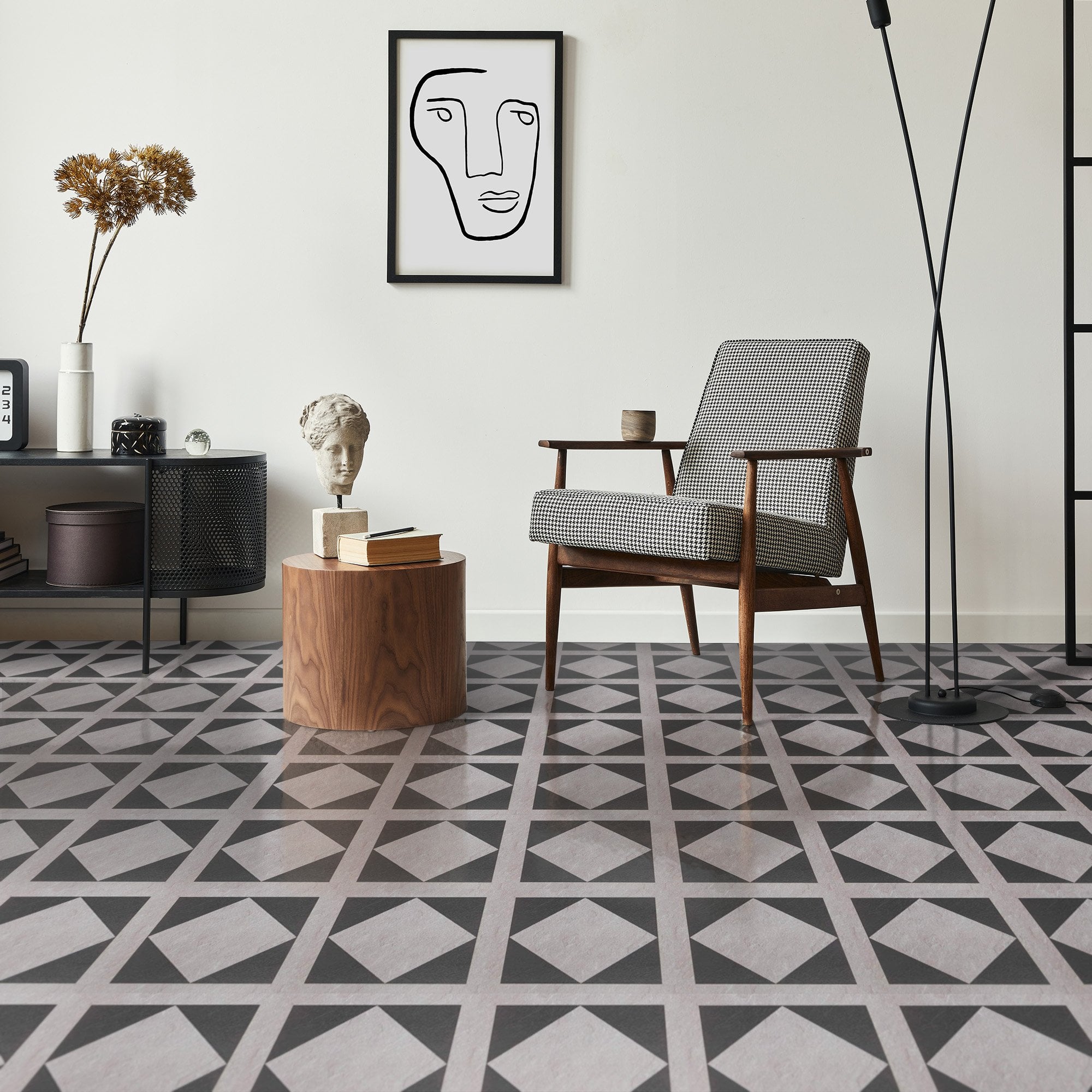 Victorian - Valm 1.5mm Self-Adhesive Vinyl Tile Flooring | Leader Online