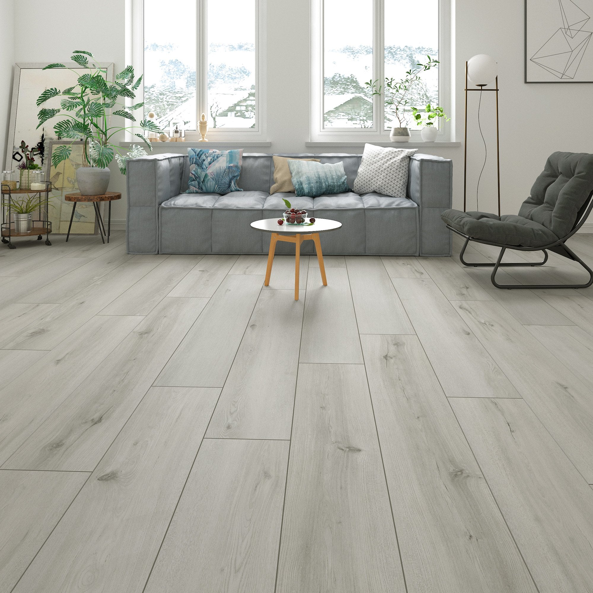 Merritt Oak - Prime SPC 5mm Embossed Purecoat Rigid Core Vinyl Flooring ...