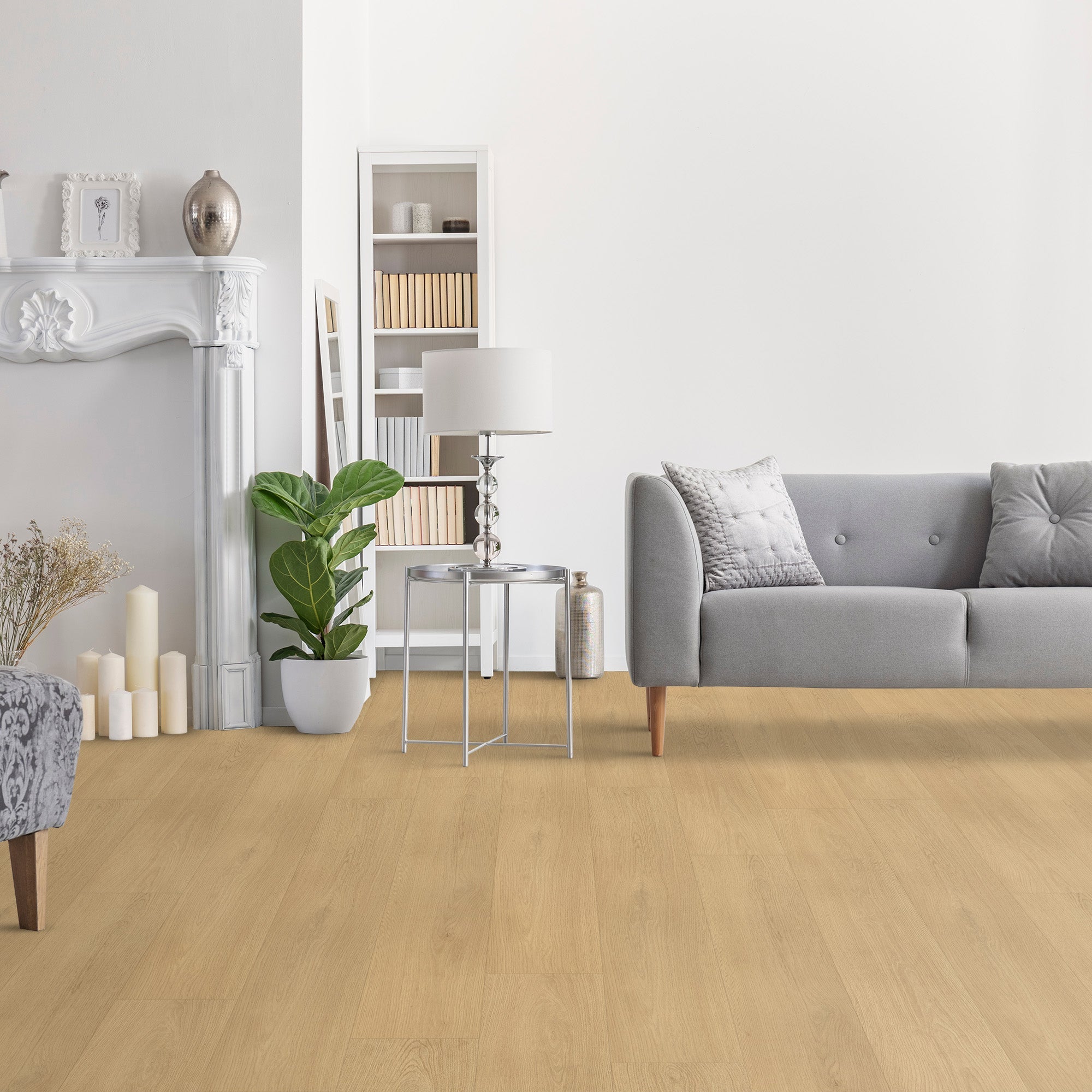 Select Sand Natural - Ocean Water Resistant 8mm Laminate Flooring ...