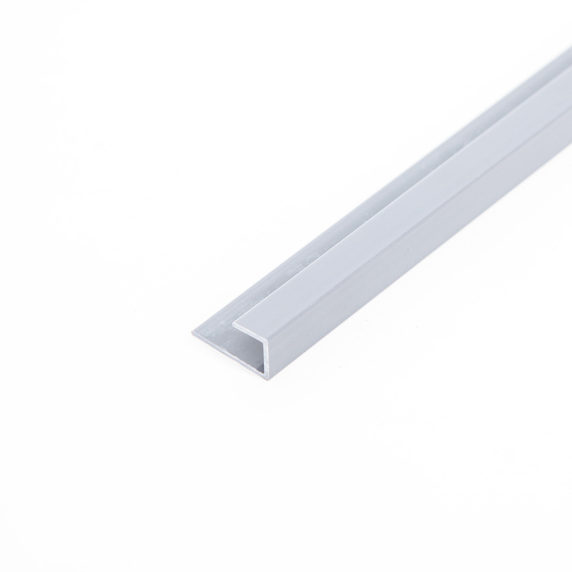 PVC Shower Panel End Cap Trim - Grey | Leader Online